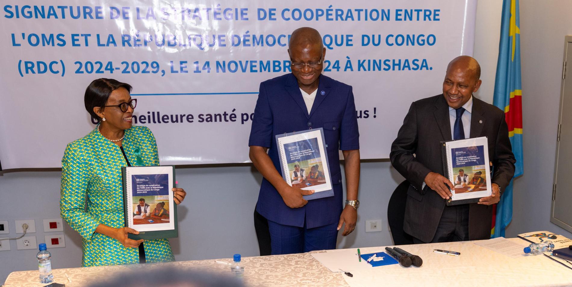 La République démocratique du Congo et l’Organisation mondiale de la Santé signent une nouvelle ...